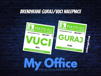 Brendirane guraj/vuci nalepnice!