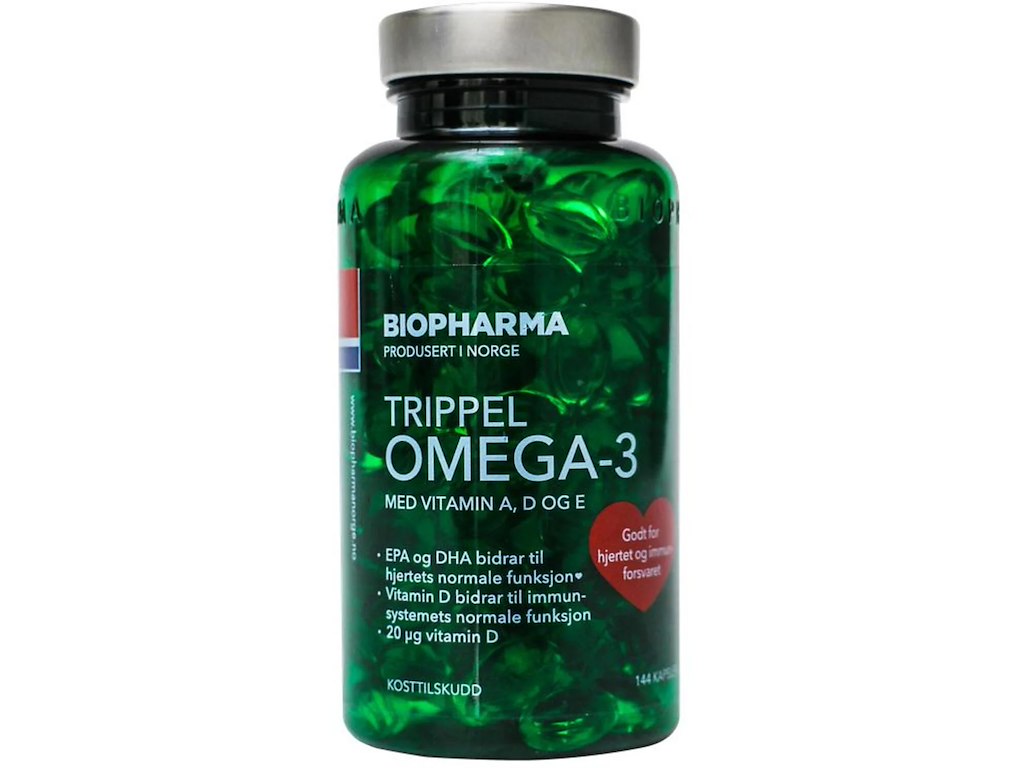 Biopharma Norveške omega 3 kapsule 144kom