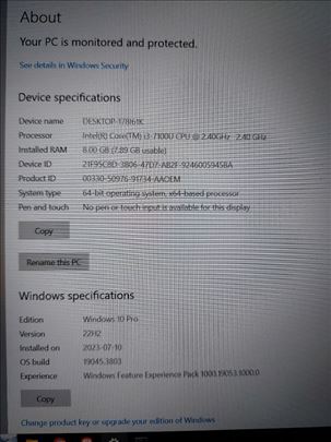 Lenovo L470 I3, 8GB, 240GB SSD,