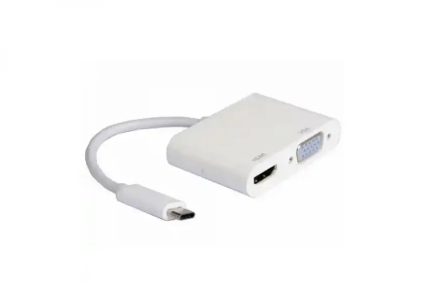 Adapter konverter Tip C - HDMI+VGA Linkom