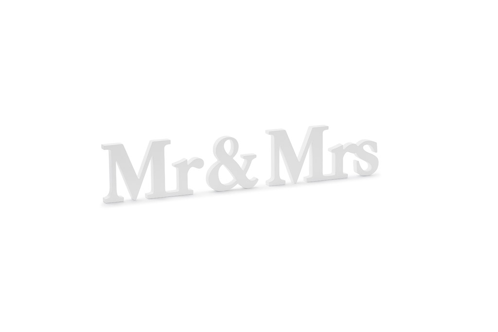 Drvena slova Mr & Mrs – 50cm