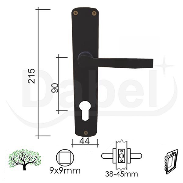 DAB-KVAKA 90MM SILD ZA VRATA,CER,ZA CIL.BELA-0101897