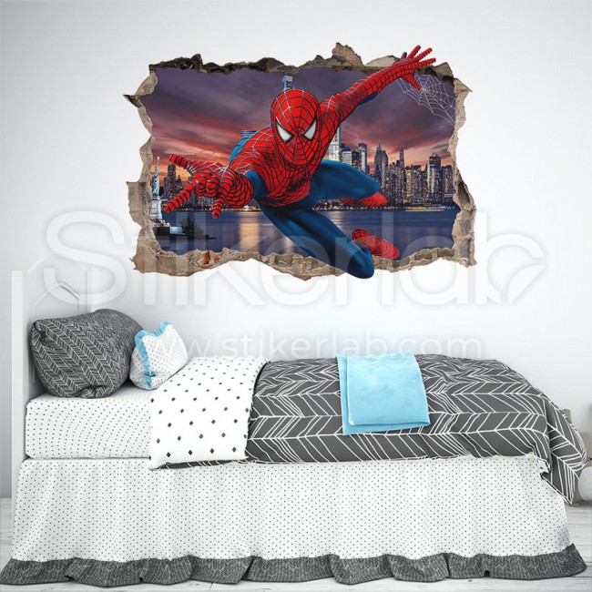 3D Spiderman 4 stiker