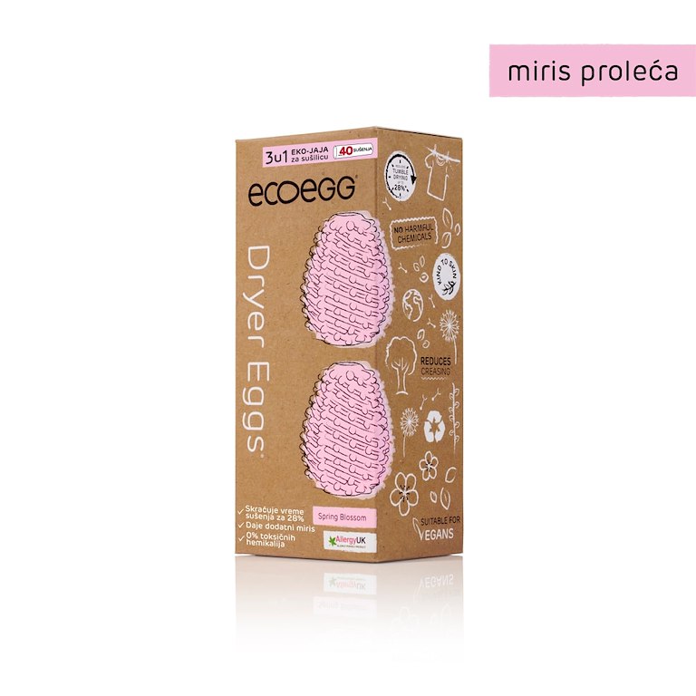 3u1 ECOEGG eko-jaja za sušilicu- miris proleća