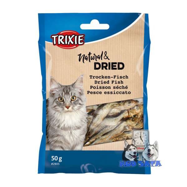 Trixie Natural & Dried Fish Sušena Riba Za Mačke 6x50g