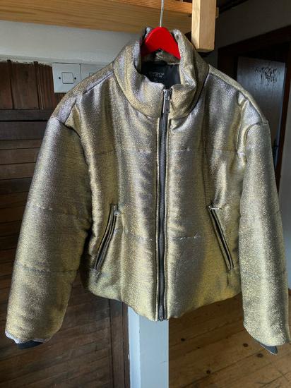 Zlatno-srebrna jakna