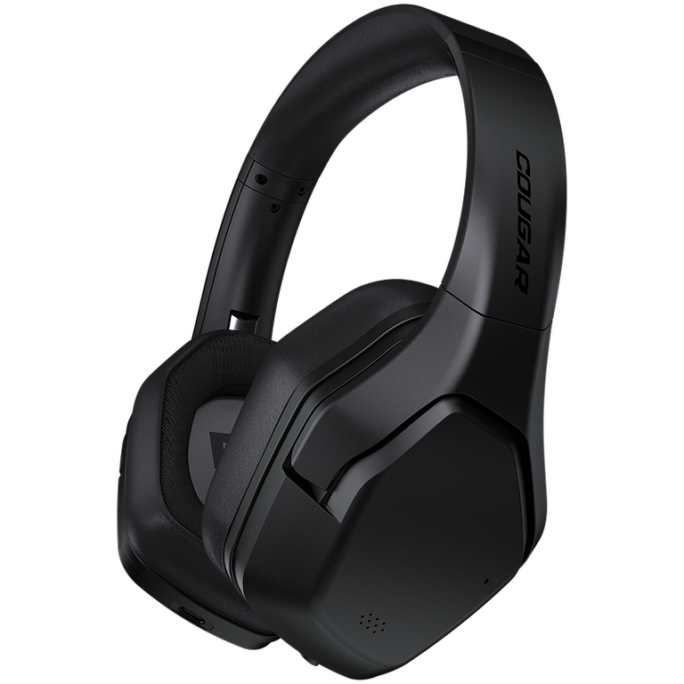 COUGAR GAMING Cougar I SPETTRO I Headset I Wireless + Wired / Bluetooth + 3.5mm / 40mm Hi-Res Titanium Drivers / Active Noise Cancellation / Black