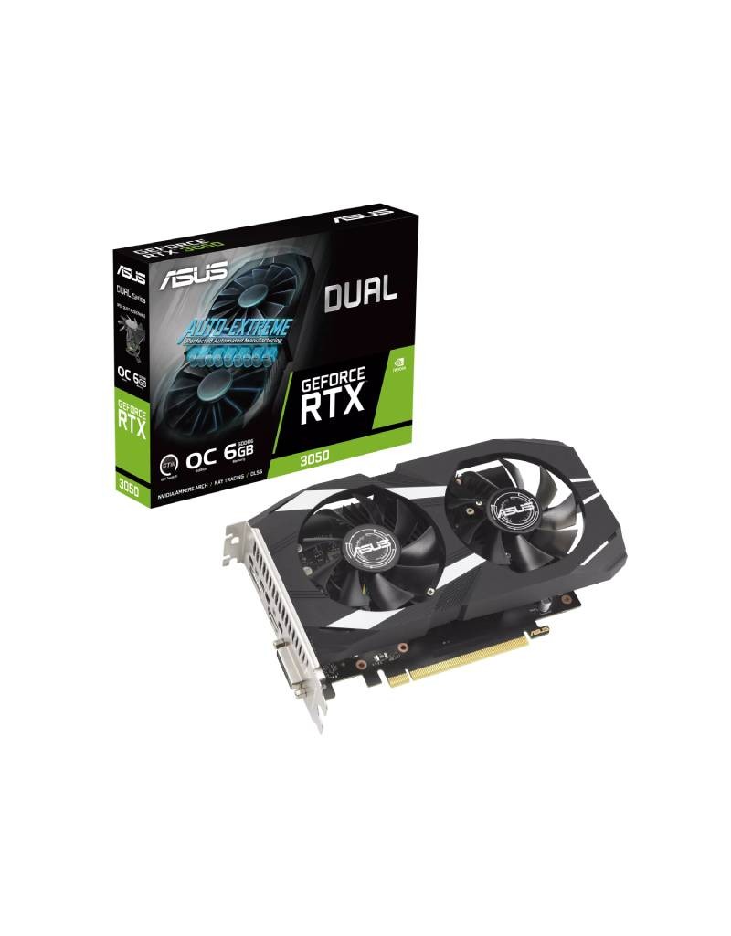 ASUS nVidia GeForce RTX 3050 6GB 96bit DUAL-RTX3050-O6G