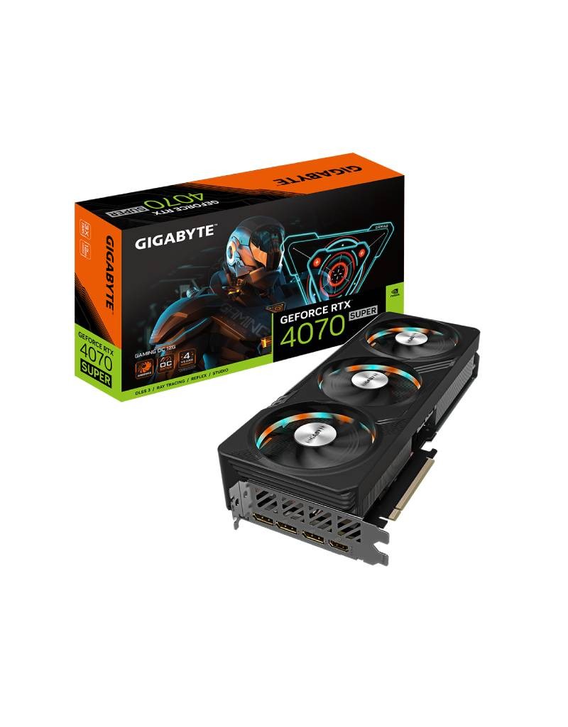 GIGABYTE nVidia GeForce RTX 4070 SUPER 12GB 192bit GV-N407SGAMING OC-12GD