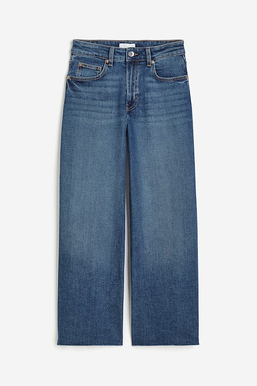 Wide High Ankle Jeans