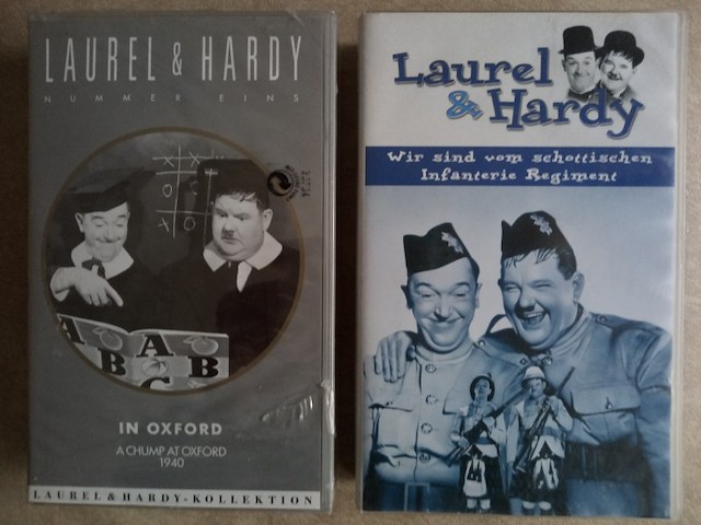 Laurel &;;; Hardy / Stanlio i Olio - VHS - 2 kom.