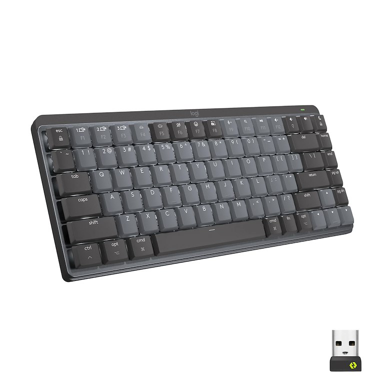 Logitech MX Mini (920-010782) Bluetooth Illuminated bežična mehanička tastatura siva