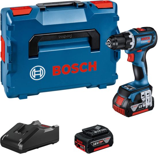 Bosch GSR 18V-90 C akumulatorska bušilica/odvrtač; 2x5,0 Ah + L-Boxx kofer (06019K6006)