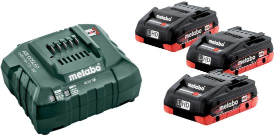 Metabo Basic Set baterija 3 x LiHD 4,0 Ah; 18V; za Metabo alate (685132000)