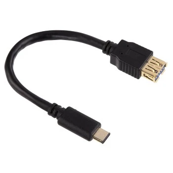 Hama (135712) crni kabl USB-C (muški) na USB-A (muški) 0.15m