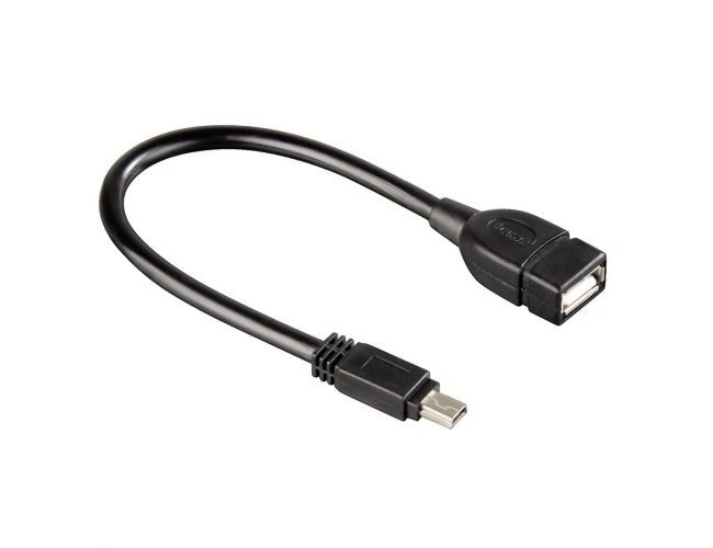 Hama kabl USB A (ženski) na mini USB B (muški) 10cm