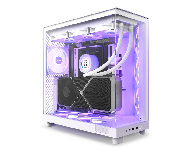 NZXT H6 Flow White RGB CC-H61FW-R1