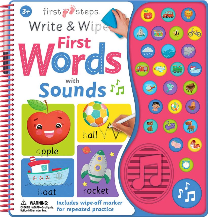Write and Wipe First Words with Sounds