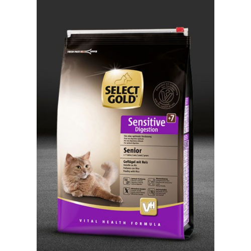 SG CAT Sensitive Senior digestion živina i pirinač 400g