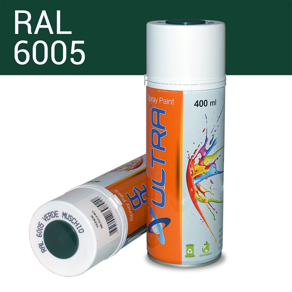 ULTRA Color Spray 400ml RAL-6005 Tamno Zeleni
