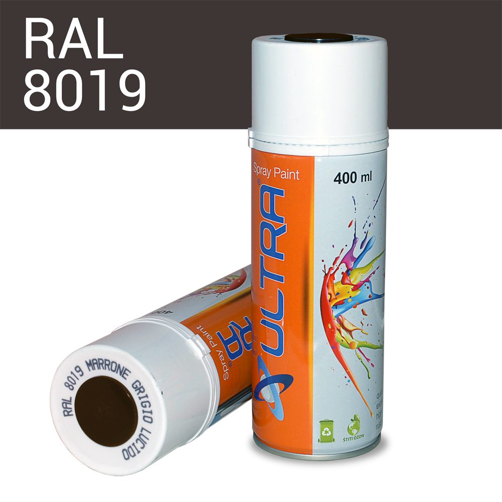 ULTRA Color Spray 400ml RAL-8019 Braon