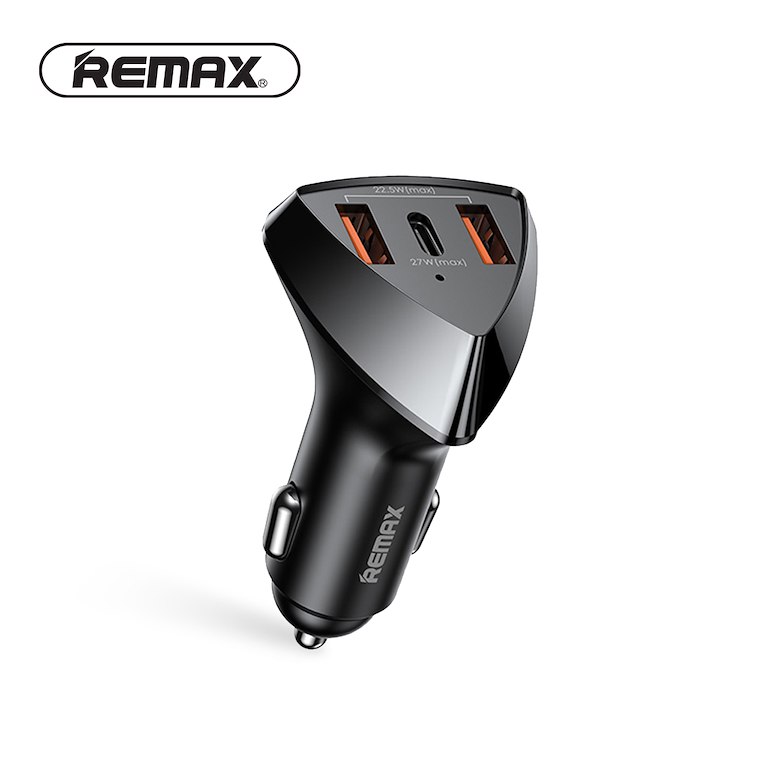 Auto punjač REMAX Alien III RCC-323 PD+2XUSB 49.5W (crni)