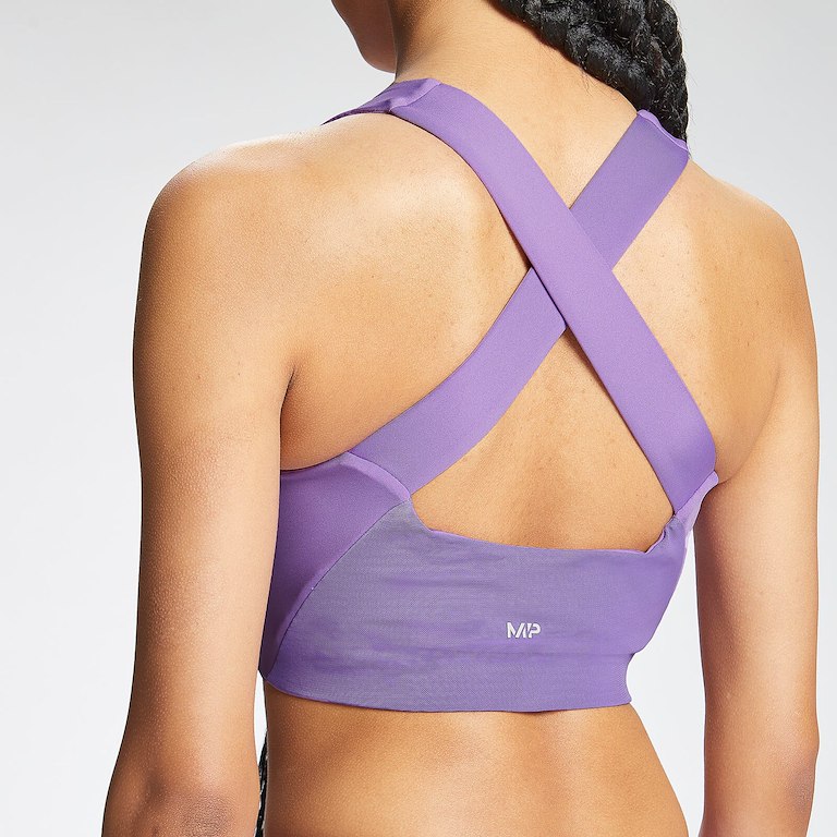 MP Ženski Tempo cross Back Repreve® sportski grudnjak - Deep Lilac