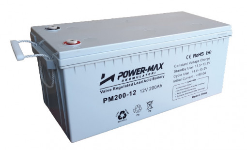 VRLA akumulator Power-Max PM200-12, 12V 200Ah