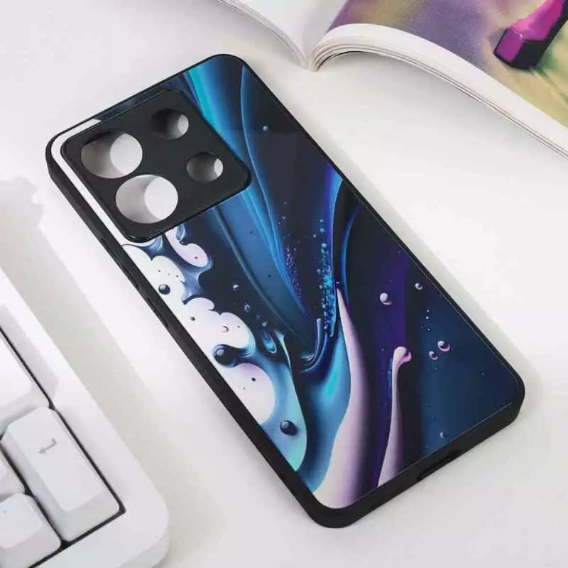 Maska Abstract za Xiaomi Redmi Note 13 Pro 5G tamno plava