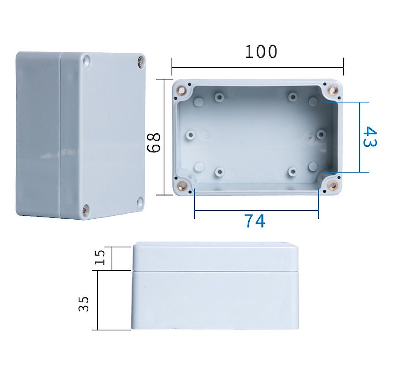Kutija plastična 100x68x50mm