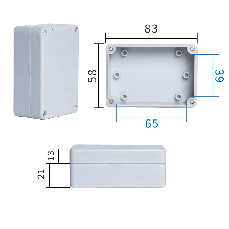 Kutija plastična 85x58x34mm