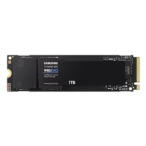 Samsung 1TB 990 EVO M.2 PCIe 4.0 x4 / 5.0 x2 SSD/Solid State Drive | MZ-V9E1T0BW