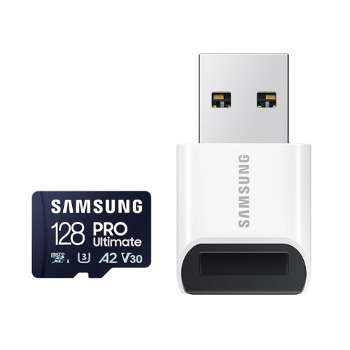 Samsung 128GB PRO Ultimate + USB reader microSDXC memorijska kartica | MB-MY128SB