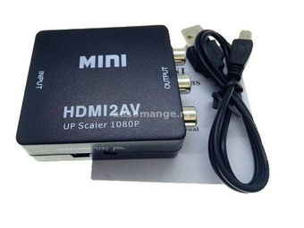VGA na HDMI konverter signala VGA2HDMI, 1080p, slika+zvuk