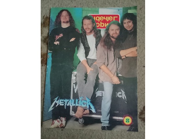 Dečje novine br. 8  Metallica na naslovnoj strani