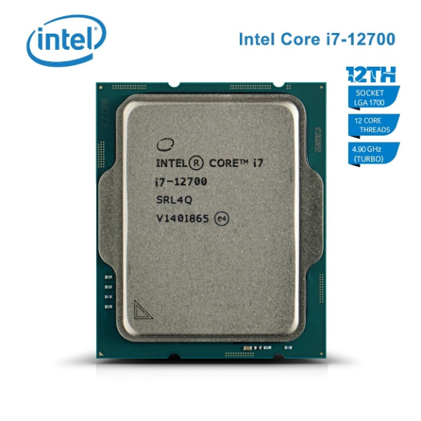 CPU S1700 INTEL CORE I7-12700 12-CORE UP TO 4.90GHZ TRAY