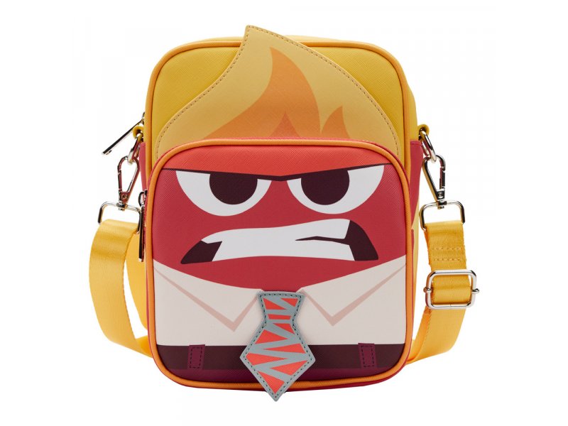 LOUNGEFLY DISNEY PIXAR INSIDE OUT ANGER COSPLAY PASSPORT BAG