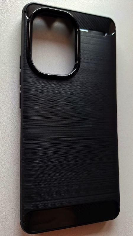 TPU maska BRUSHED za Xiaomi Redmi Note 13 Pro Plus 5G 2023 (6.67") CRNA