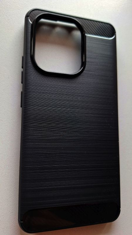 TPU maska BRUSHED za Xiaomi Redmi Note 13 4G 2024 (6.67") CRNA