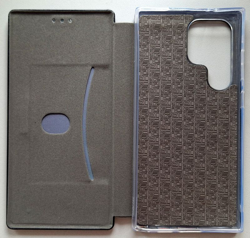 Preklopna futrola FLIP LEATHER za SAMSUNG SM-S928B, Galaxy S24 Ultra 2024 (6.8") crna