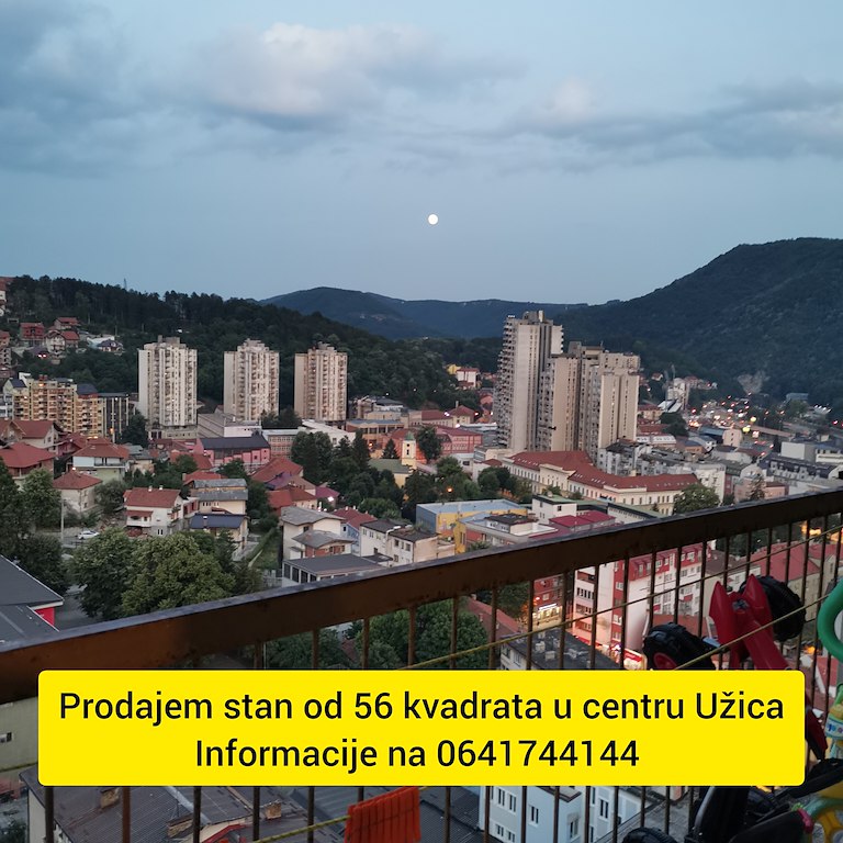 Prodajem stan u centru Užica 56m2