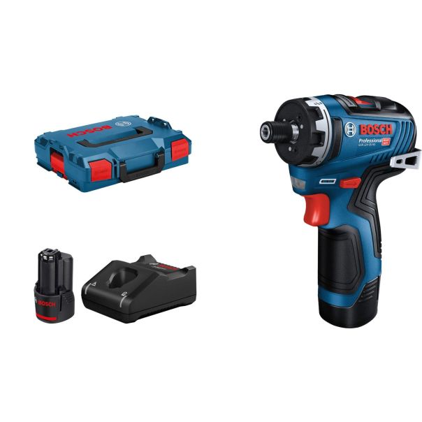 BOSCH Aku odvrtač GSR 12V-35 HX u L-BOXX 102 sa 2 x 3,0 Ah , brzi punjač