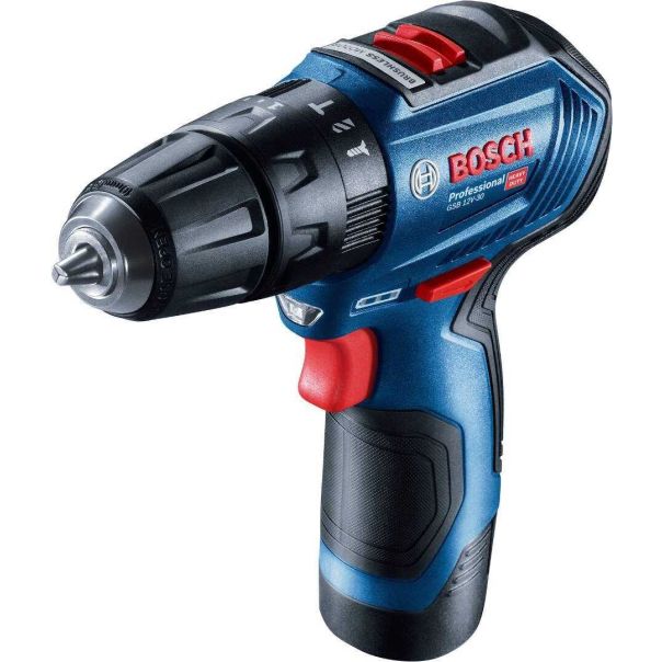 BOSCH Akumulatorska vibraciona bušilica - odvrtač GSB 12V-30, 06019G9102, bez baterije i punjača