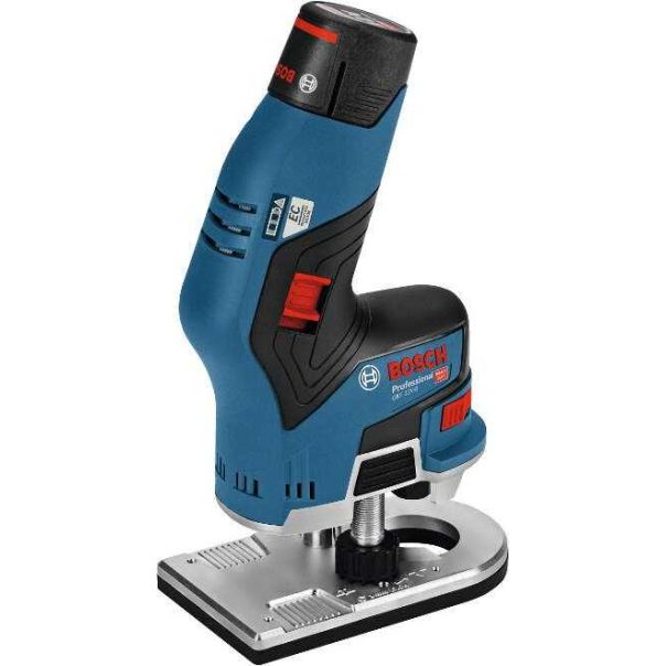 BOSCH Akumulatorska glodalica GKF 12V-8, 2x3.0Ah