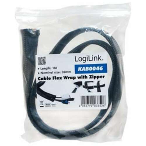 LOGILINK Zastita za kabl 1m (Crna)