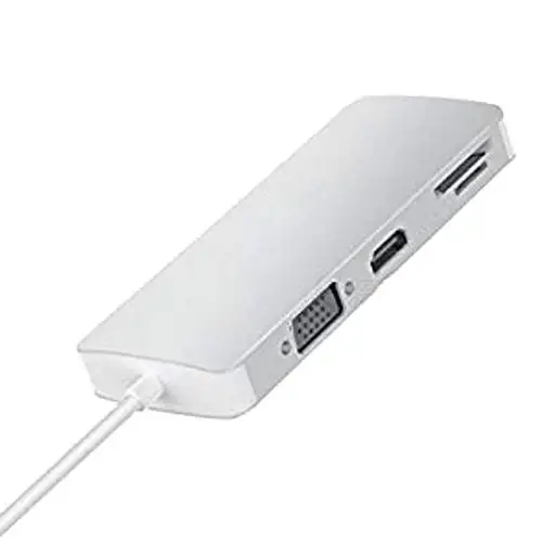 LINKOM TIP-C na VGA+HDMI+SD+RJ45+2xUSB3.0+TIP C