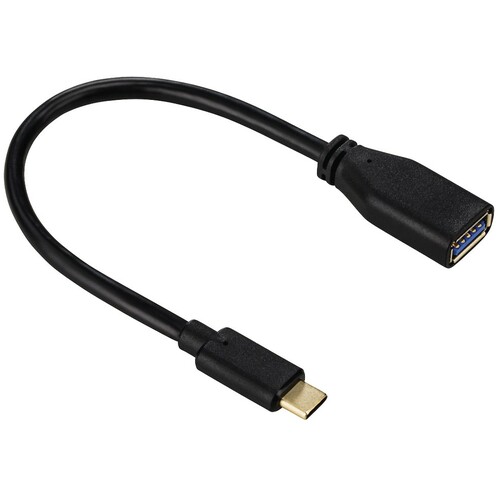 HAMA OTG 0.15m USB-C muski na USB-A zenski