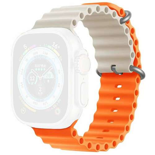 MOYE Zamenska narukvica za Moye Kronos 4 Smart Watch 44/45/49mm Orange/Starlight