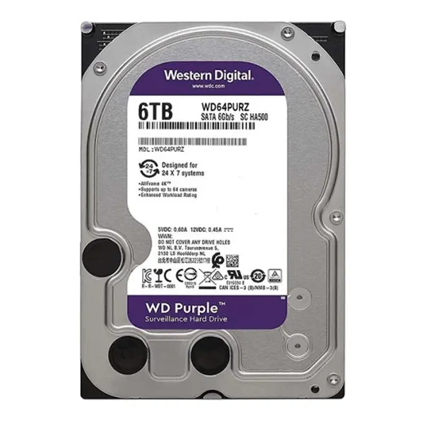Hard disk WD Purple WD64PURZ 6TB SATA3
