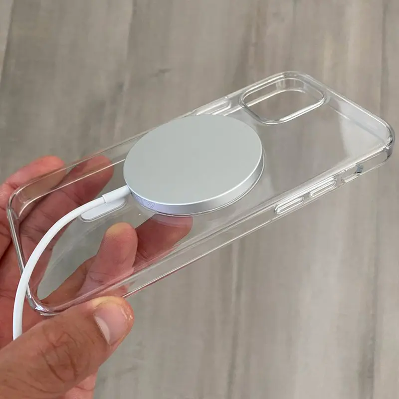 Maska za telefon Clear Magsafe za iPhone 11 Pro transparent